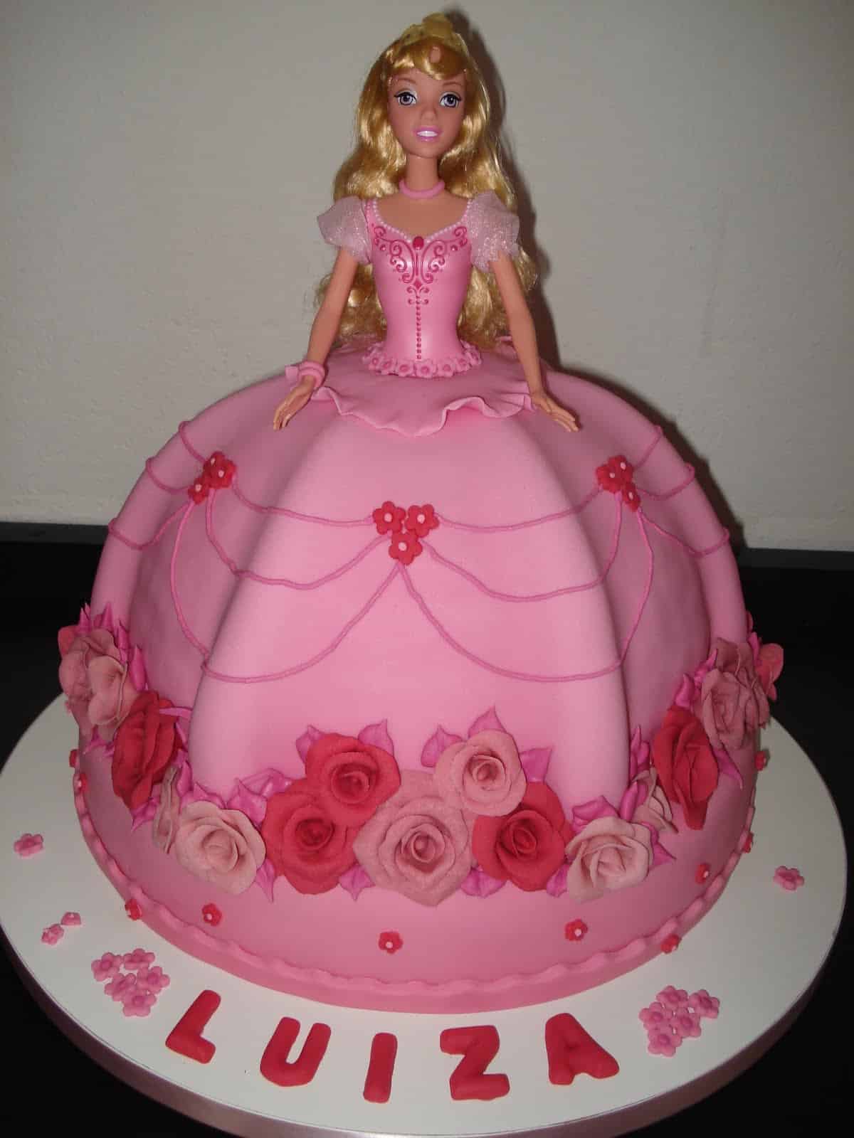 Bolos decorados da Barbie