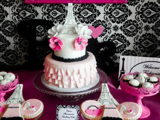 Bolos Decorados Tema Paris