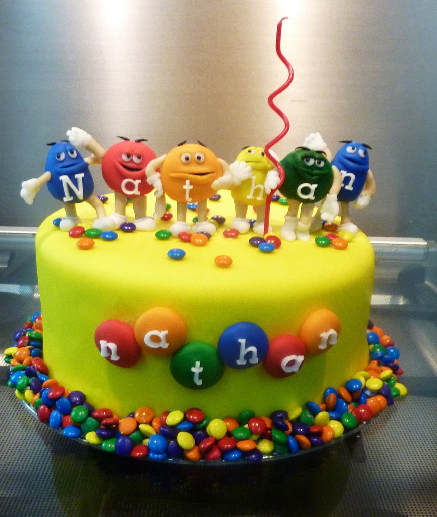 Bolos de Aniversário com M&M’s